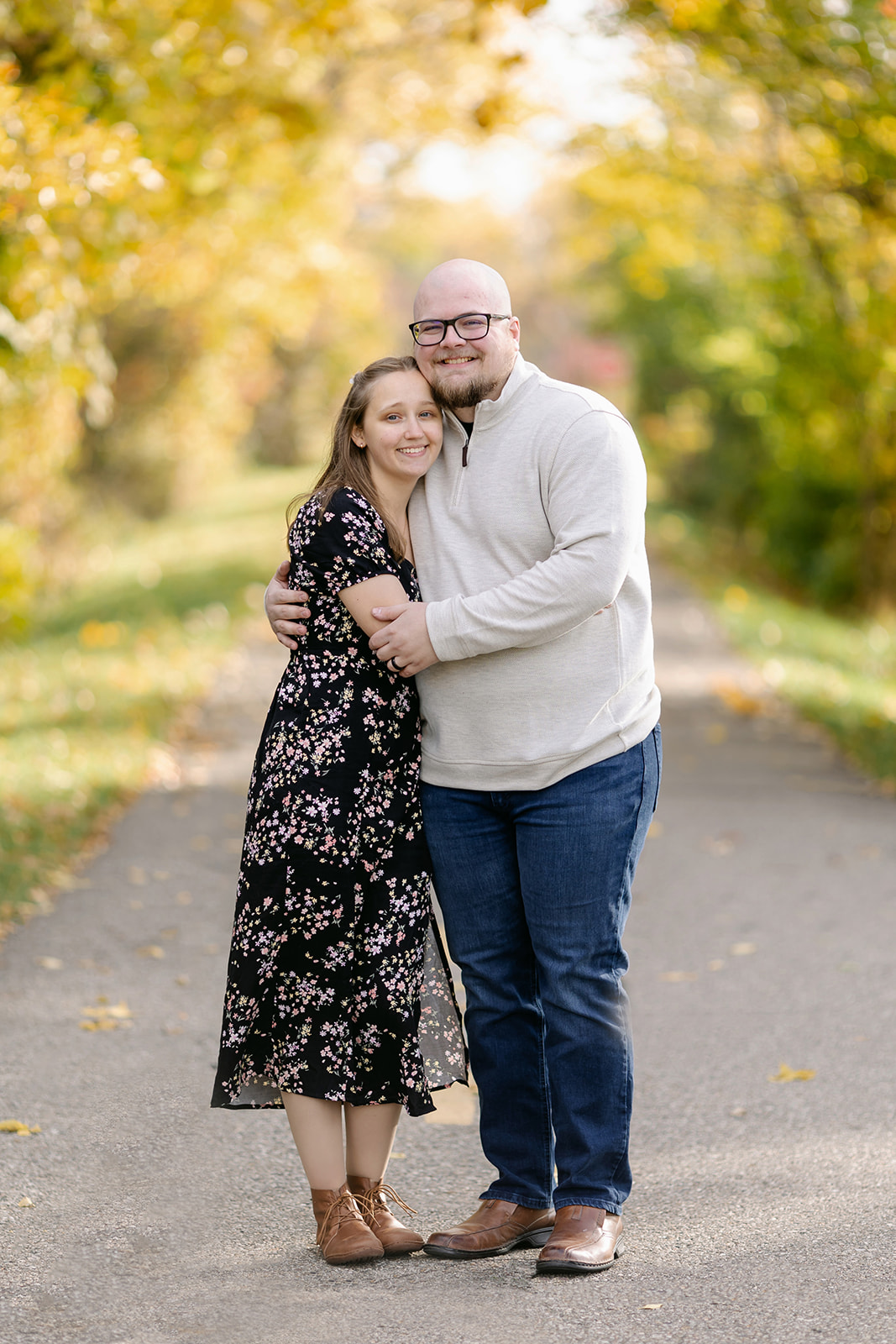 Brooke and Steven’s Fall Engagement and Lake Erie Metro Park | Michele ...